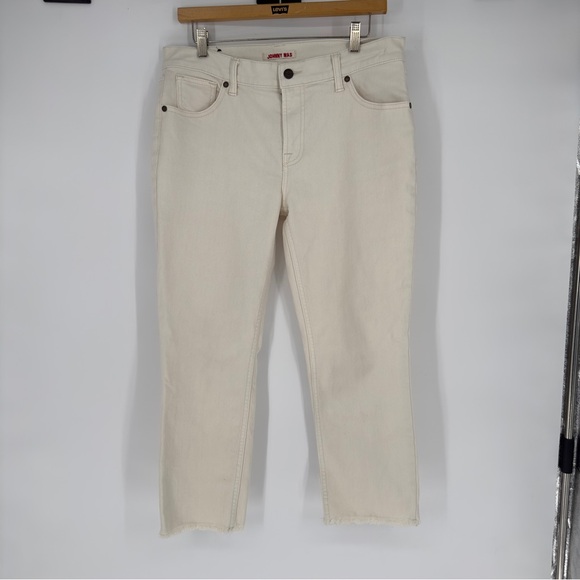 Johnny Was | Jeans | Johnny Was Off White The Cropped Boyfriend Jeans ...